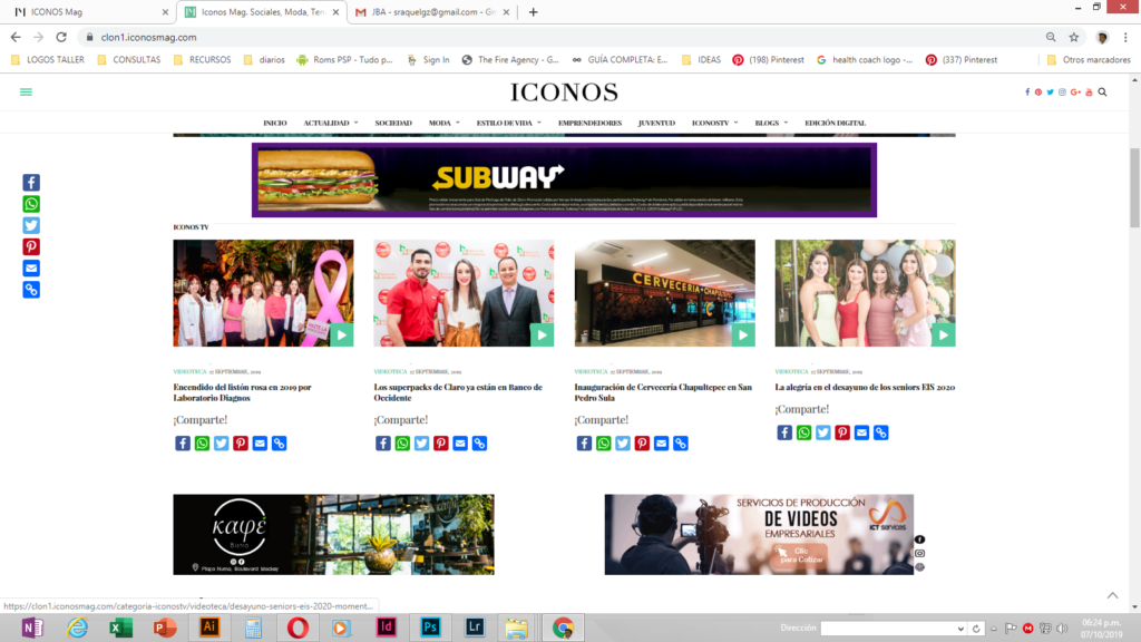 ICONOS Mag Honduras estrena sitio web más integral, orgánico y veloz