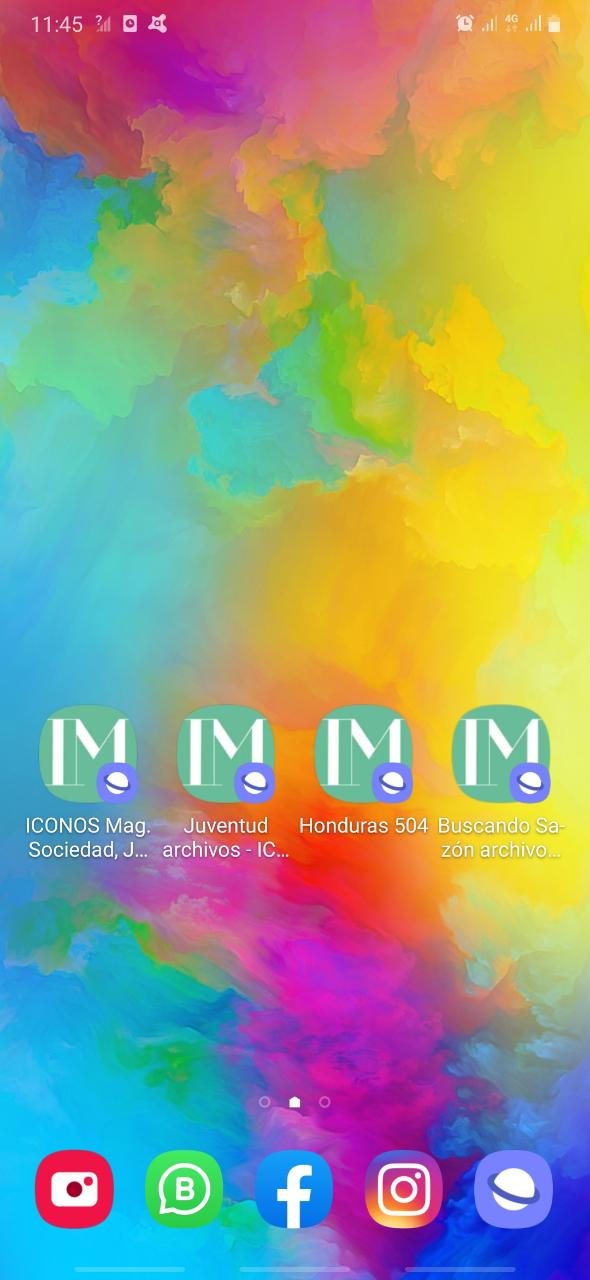 Pasos para crear un acceso directo a Iconos Mag Honduras