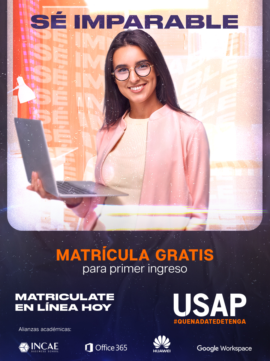 Nuevas modalidades USAP: Quédate en casa, estudia en USAP