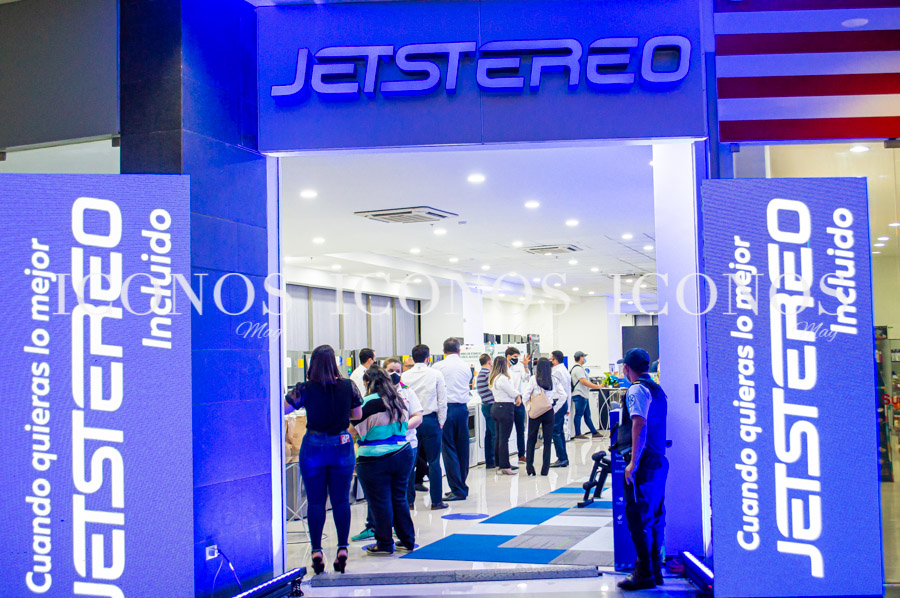 Inauguración tienda Jetstereo San Pedro Sula, Honduras.