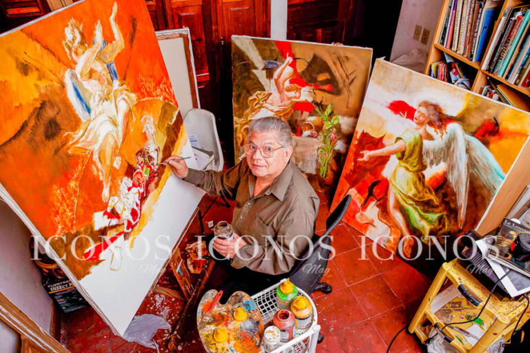 Pintor Mario Castillo: un pincel de oro hecho en San Pedro Sula, Honduras