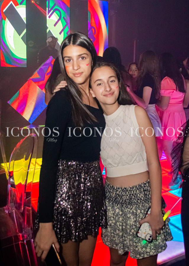 Antonella María Discua Briceño y la disco party por su cumpleaños