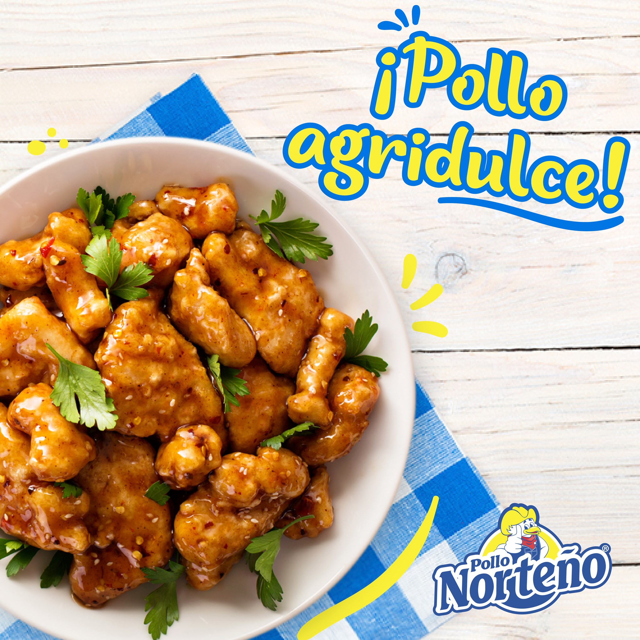 Pollo agridulce tipo asiático by Pollo Norteño Honduras ¡Muy deliciosa!