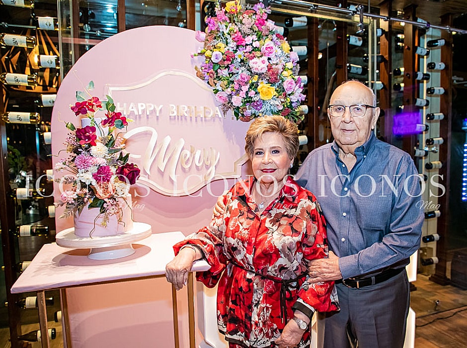 Los 86 años de Mery Marinakys de Tinoco en San Pedro Sula, Honduras