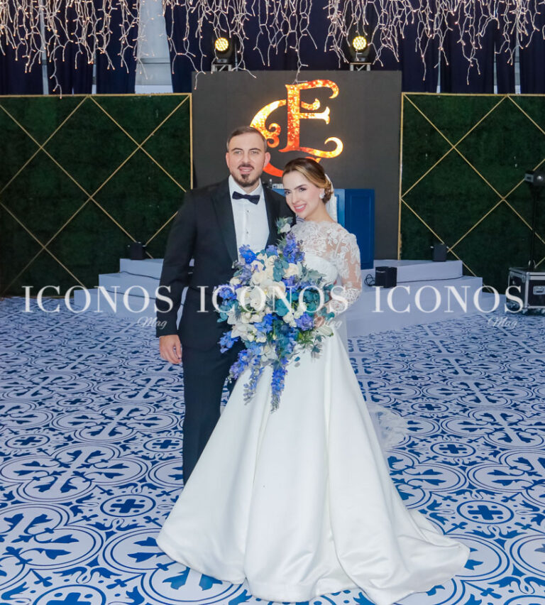 Celeste Redondo Marini y Erick Lacayo Cuéllar: boda en Tegucigalpa