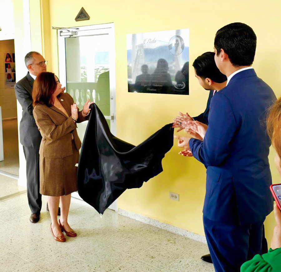 Conmemoración póstuma Sandra Lucio UTH Honduras, Tegucigalpa