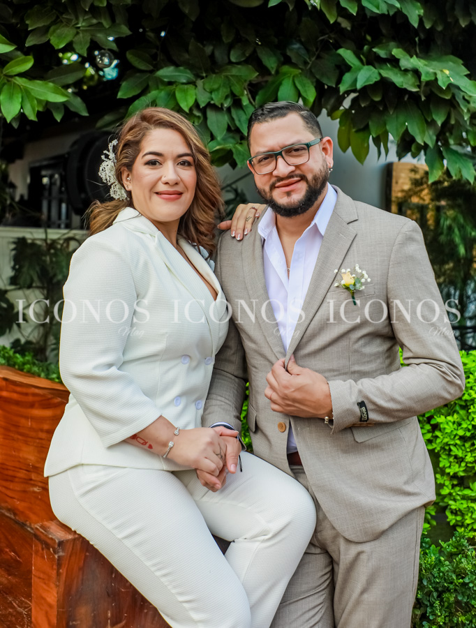 Nory Collins Perdomo y Carlos Rodríguez Rodríguez: boda civil Honduras