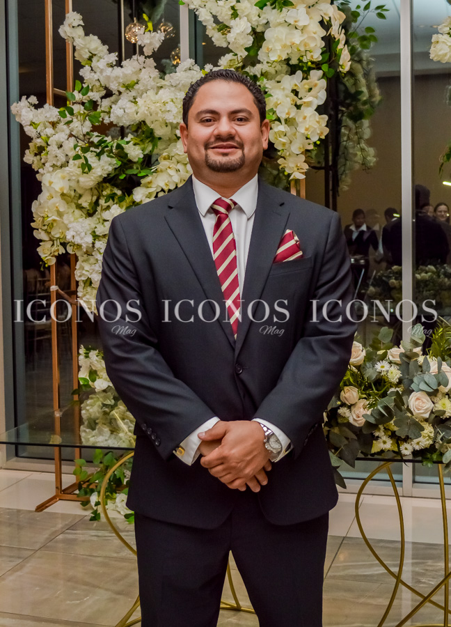 Diana Gabriela López y José Espinal: boda civil en Honduras