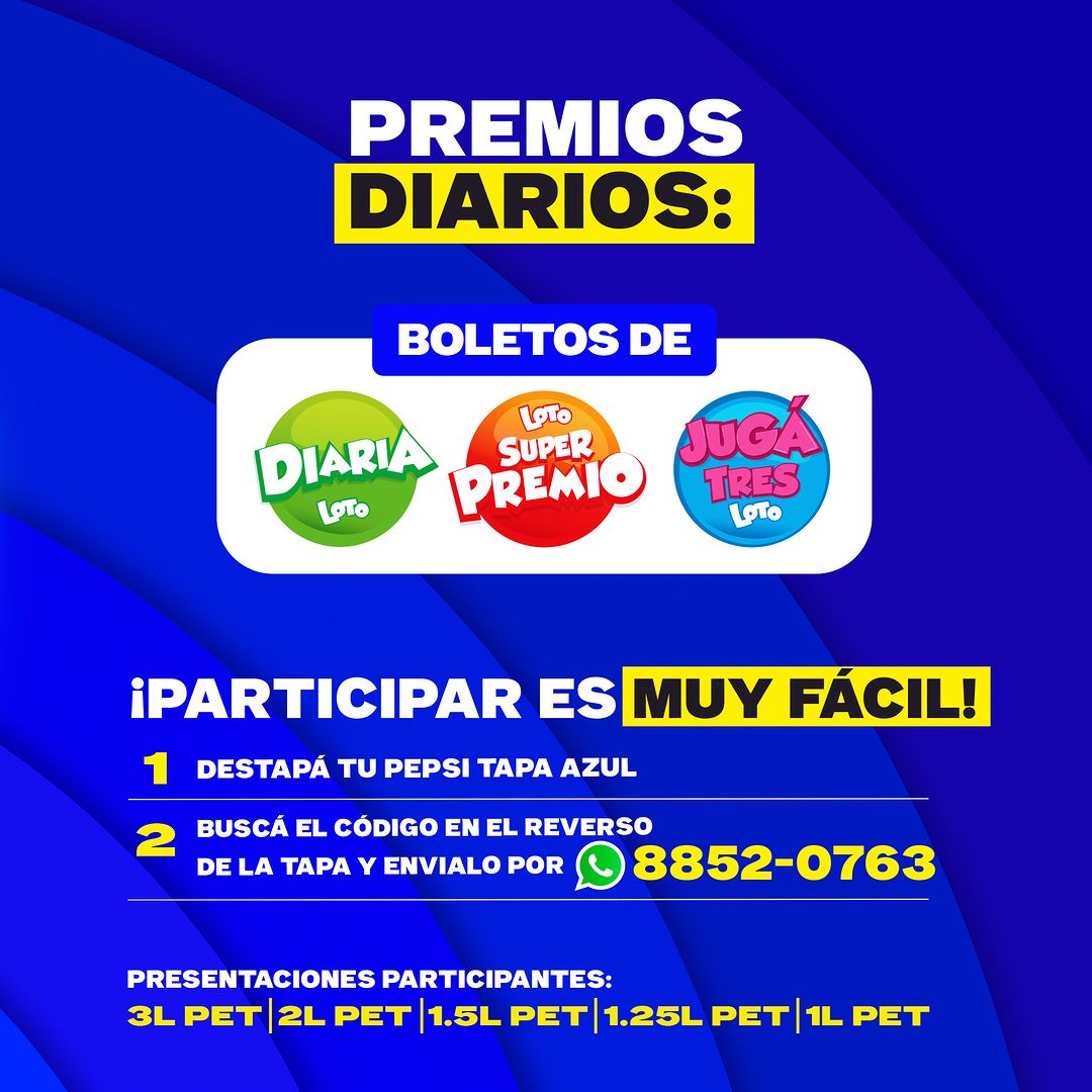 Promoción Todo x ganar 2024 by Pepsi Honduras Embotelladora de Sula