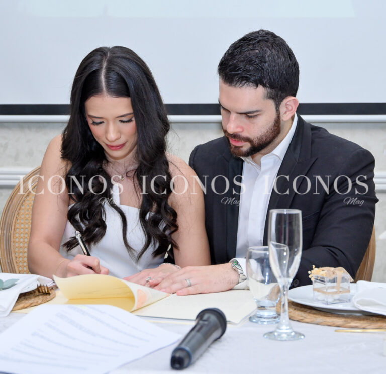 Boda civil Lucía Daniela Yon Nasser y Vladimir Castillo Bahr, Honduras