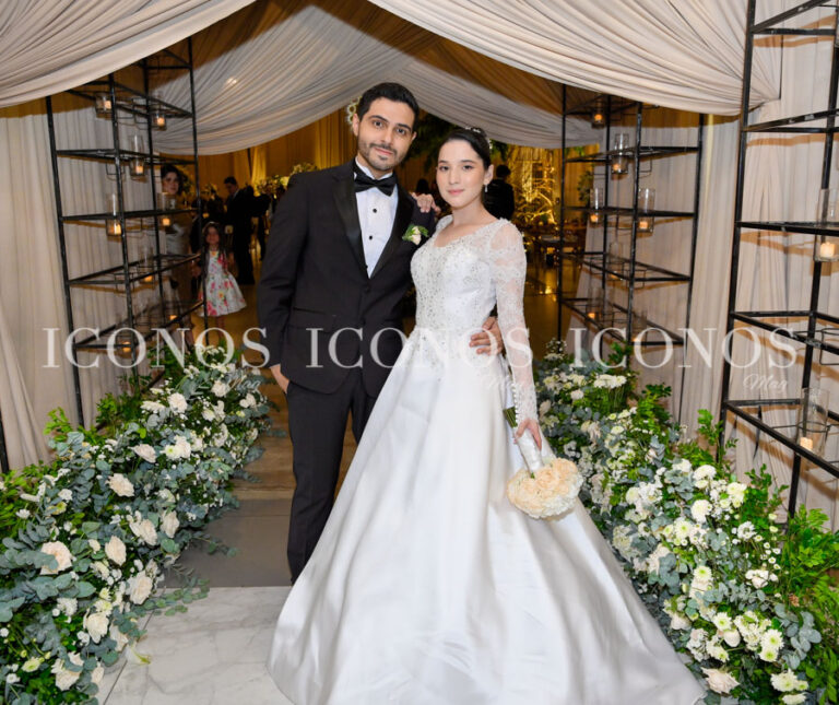 María Fernanda Loreto y David Abraham Cortés: boda Honduras