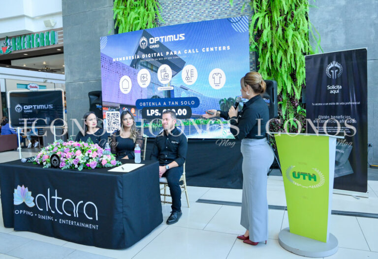 Alianza Optimus card Honduras y Mall Altara San Pedro Sula