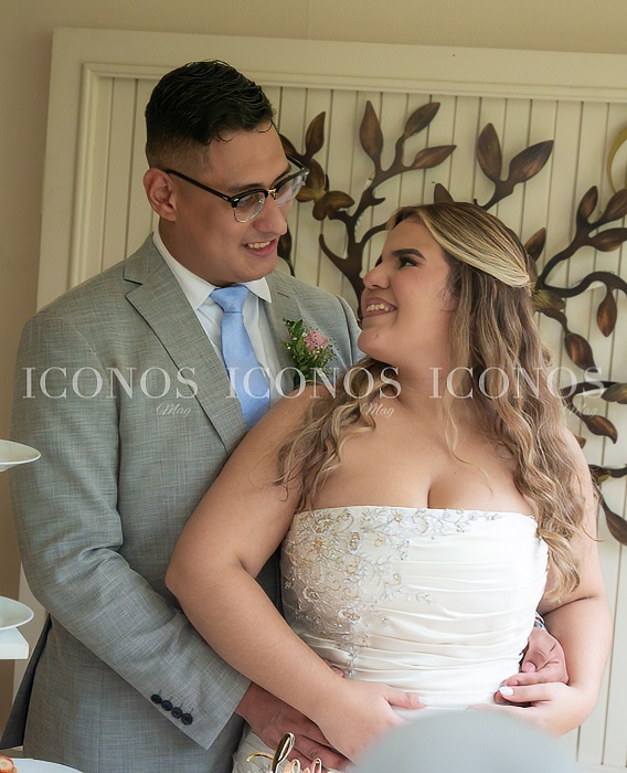 Marcela Estefanía Abujieres y Brandon Ricardo Hill boda Honduras