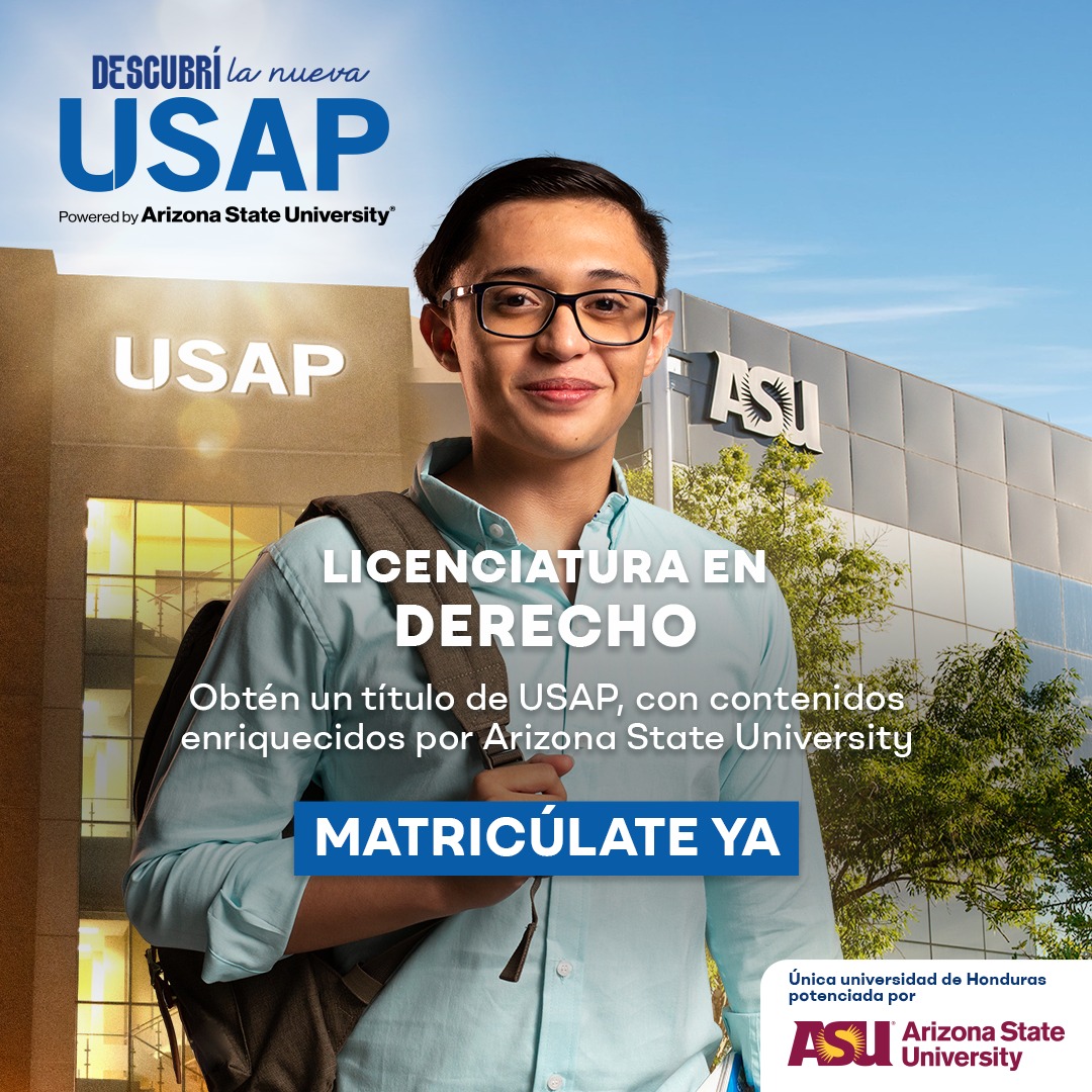 Oferta académica 2025 USAP Honduras, San Pedro Sula