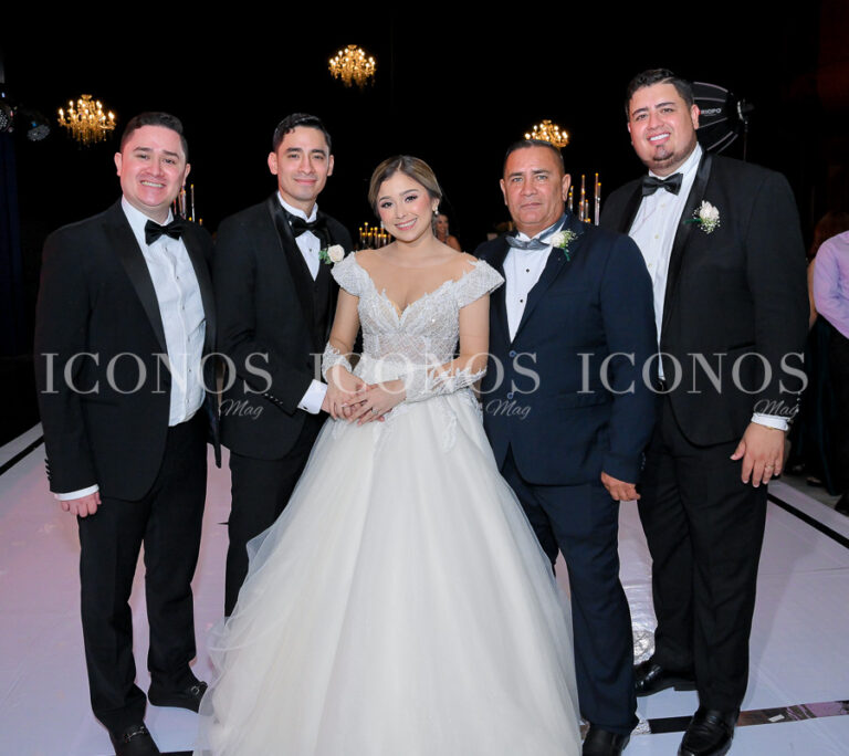 Andrea Gabriela Bonilla y Rafael Enrique Cubero: boda, Honduras