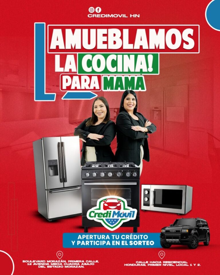 Cocina nueva para mamá 2025 CrediMóvil Honduras